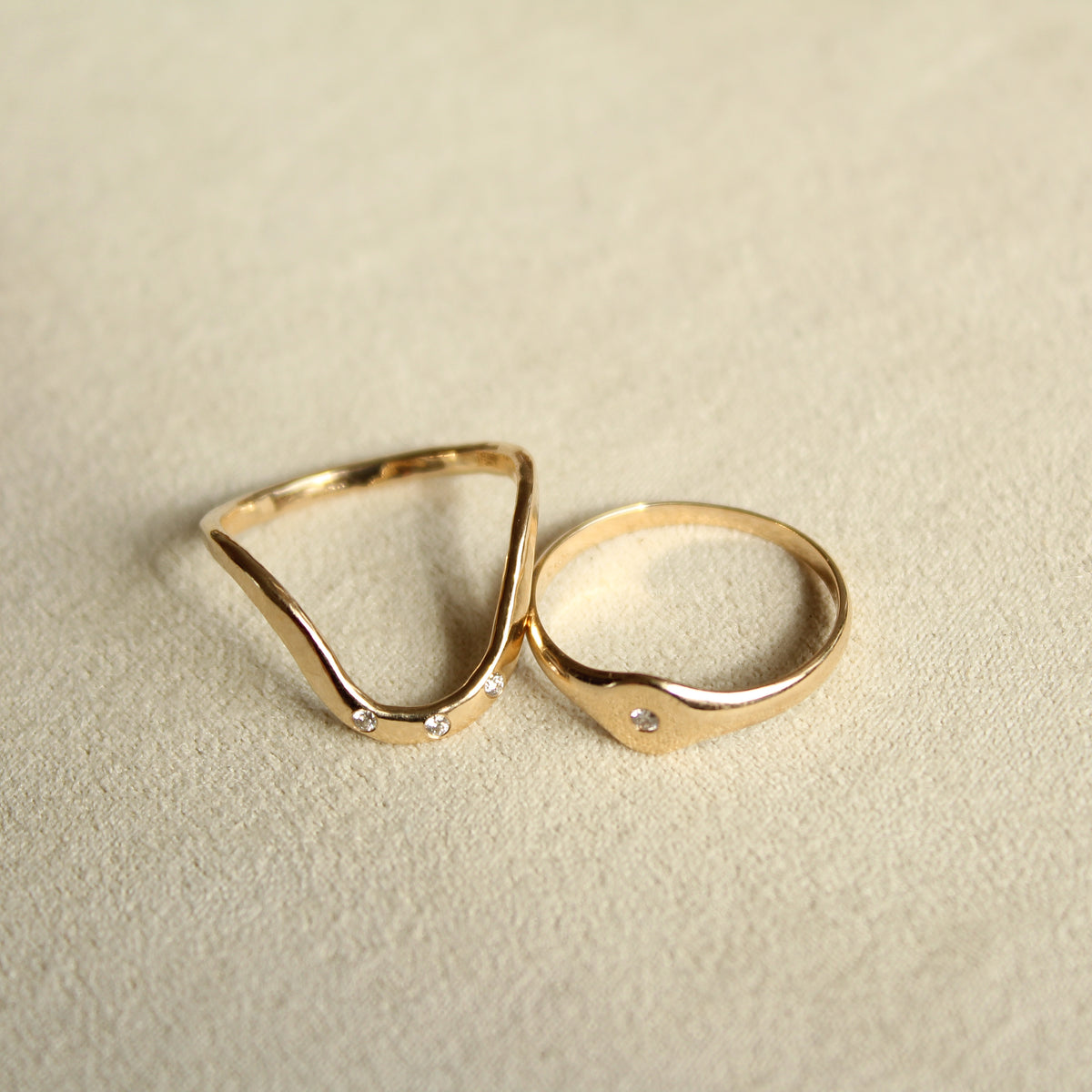 Luminous Arch Band – Ethereal Bloom Jewelry